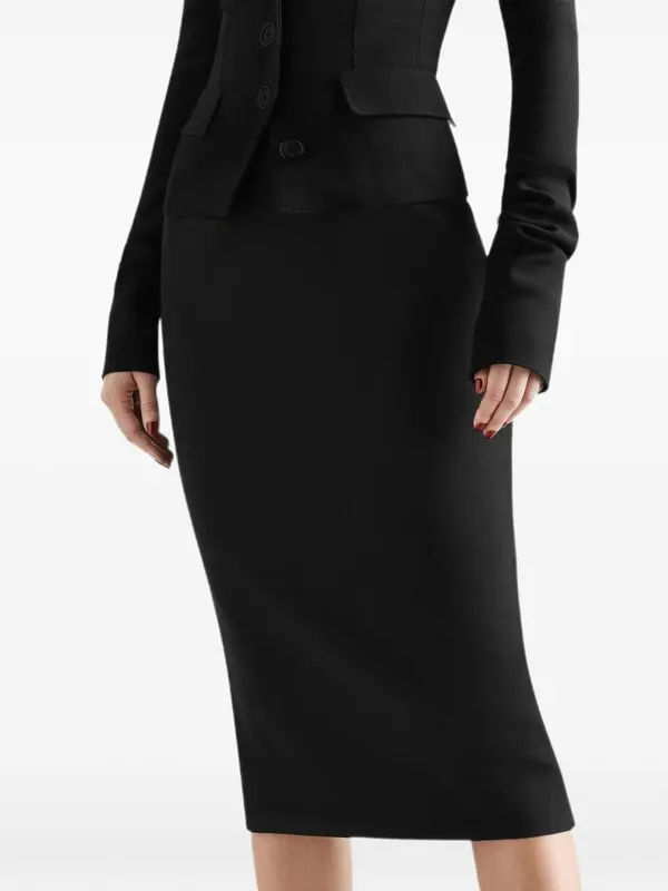 Dolce & Gabbana Wool Midi Skirt