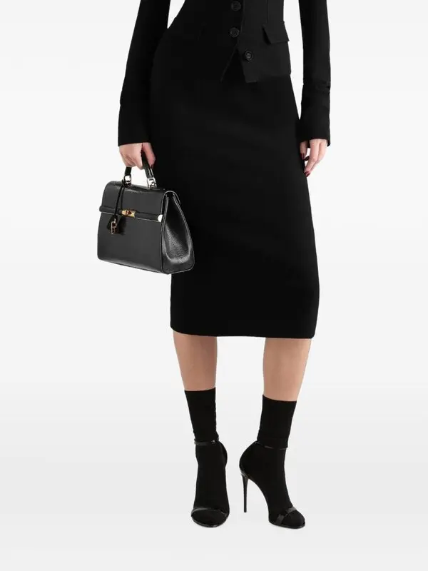 Dolce & Gabbana Wool Midi Skirt