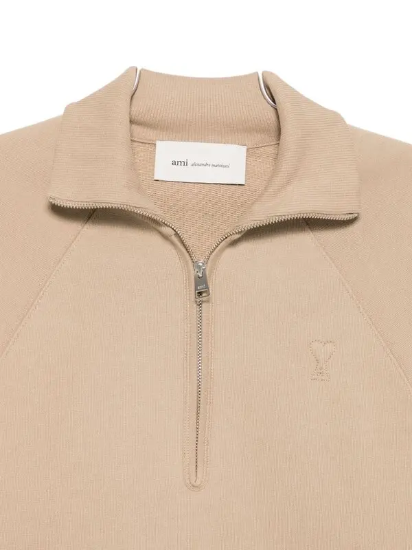 AMI Paris De Coeur Cotton Sweatshirt