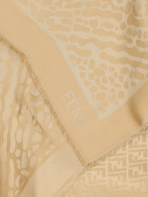 Fendi Wool And Silk Scarf