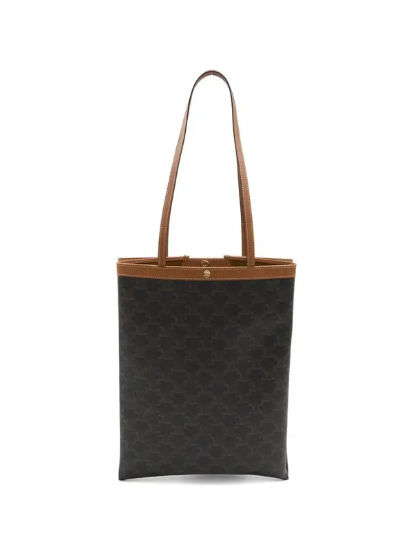 Celine Flat Triomphe Canvas Medium Tote