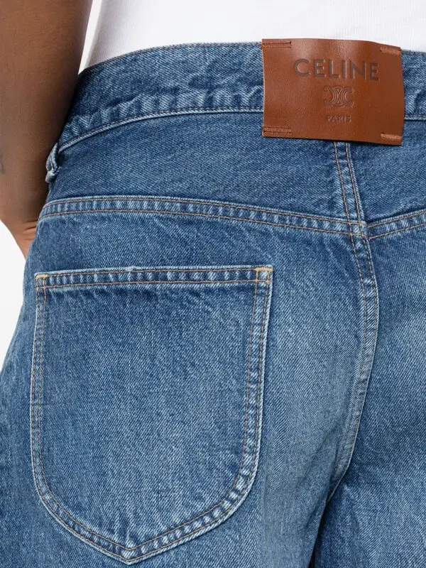 Celine Denim Cotton Shorts
