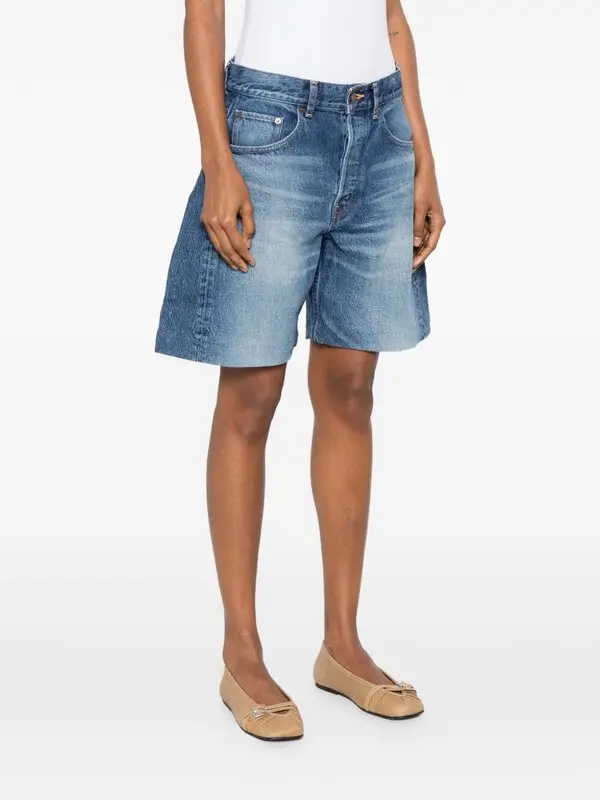 Celine Denim Cotton Shorts