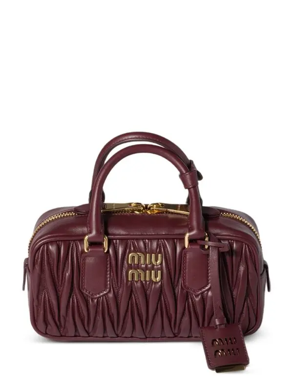 Miu Miu Arcadie Regular Leather Handbag - Multicolor