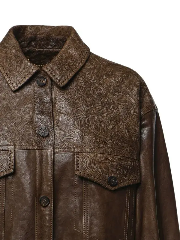 GOLDEN GOOSE Leather Jacket