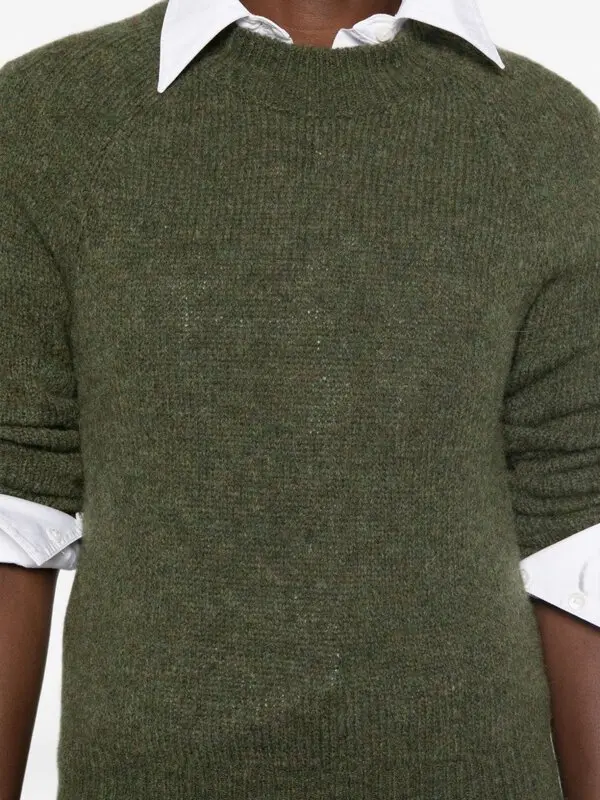 Dries Van Noten Texas Wool Crewneck Sweater