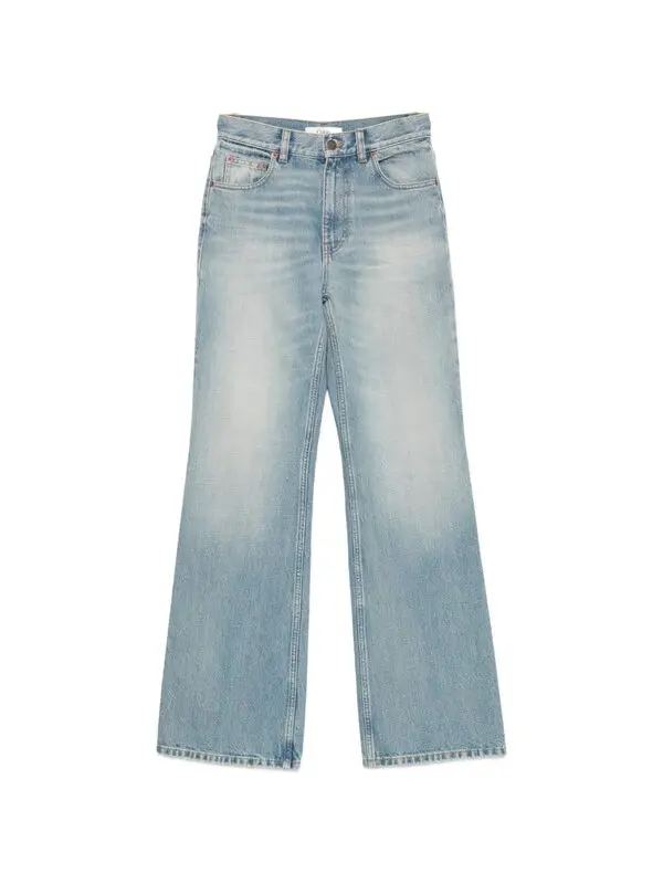 Chloé Flared Leg Denim Jeans - Multicolor