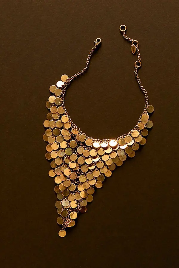 Free People Solana Choker Necklace - Gold