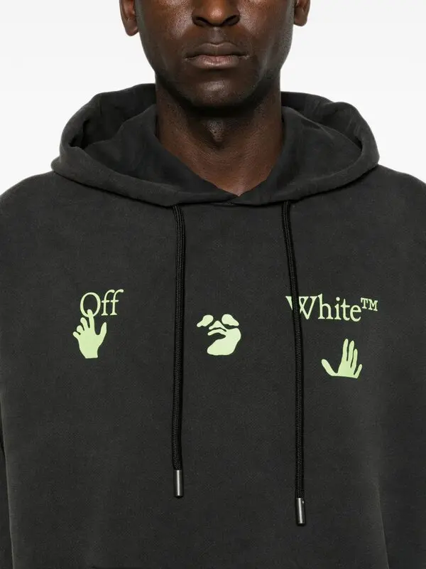 Off-White Bacco Arrow Skate Cotton Hoodie