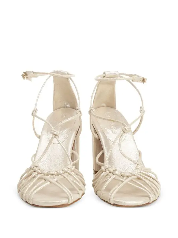 FORTE_FORTE Leather Heel Sandals