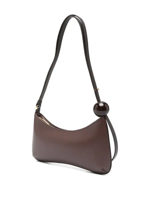 Jacquemus Le Bisou Perle Leather Shoulder Bag