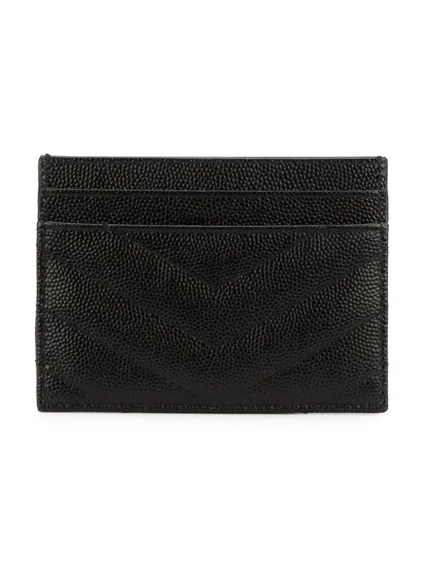 Saint Laurent Cassandre Leather Card Case