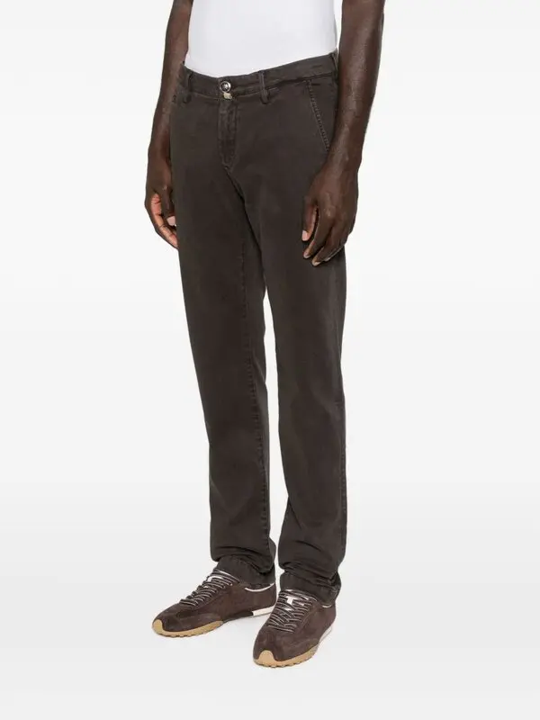 Jacob Cohen Slim Fit Cotton Trousers