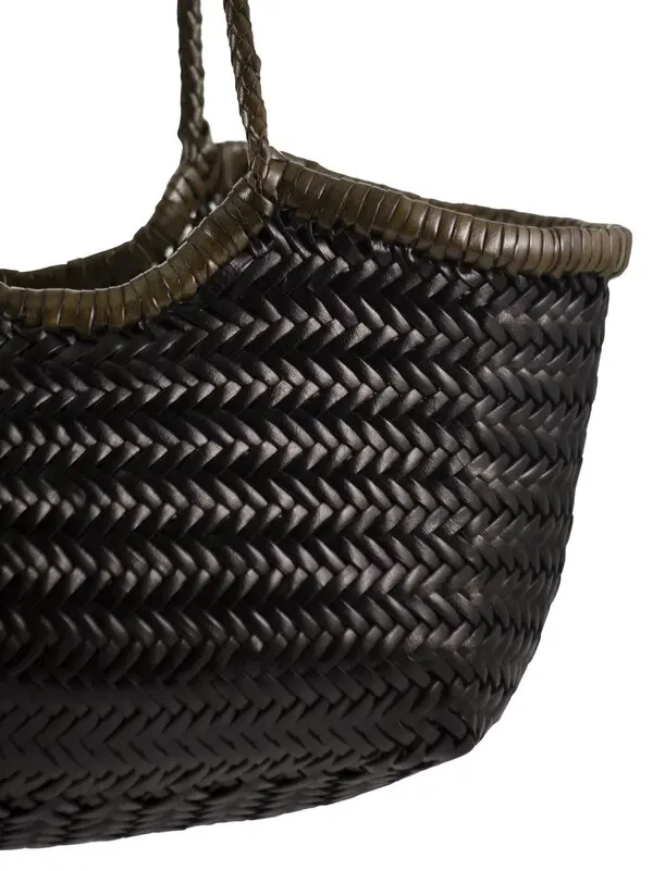 Dragon Diffusion Nantucket Two-tone Woven Buffalo Calfskin Bag