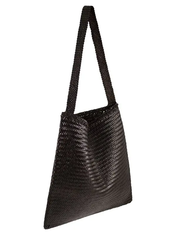 Dragon Diffusion Ars Tote Woven Buffalo Calfskin Bag