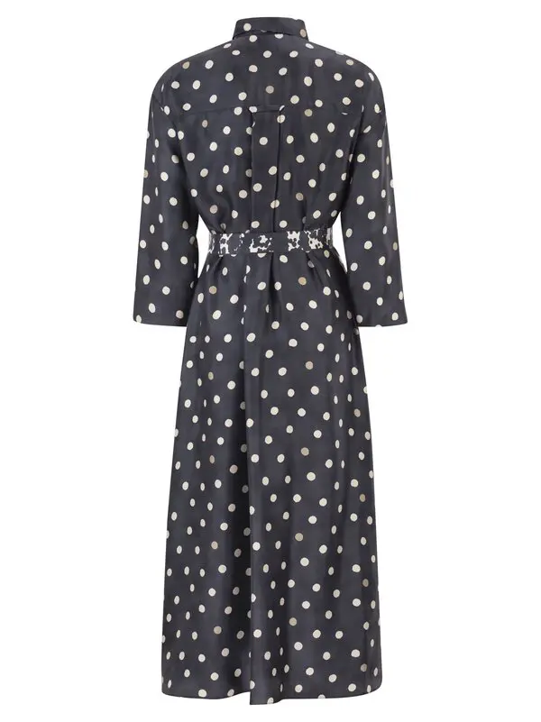 Max Mara Smmleva Printed Silk Twill Dress