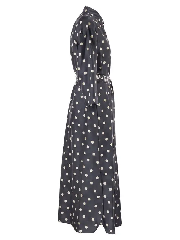 Max Mara Smmleva Printed Silk Twill Dress