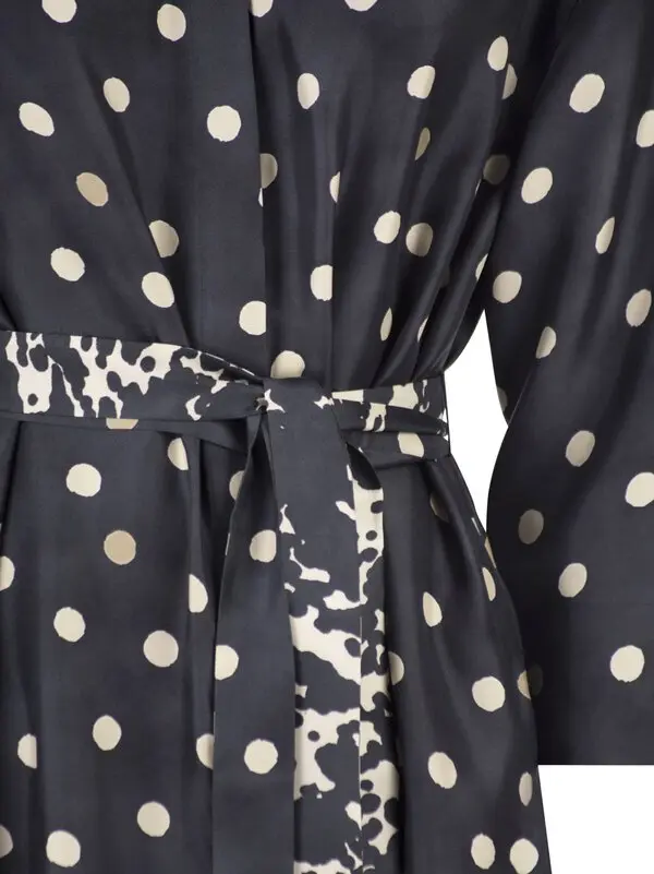 Max Mara Smmleva Printed Silk Twill Dress