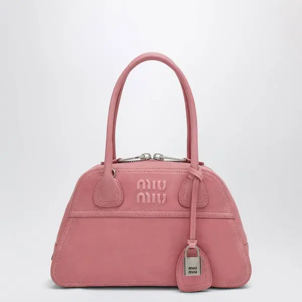 Miu Miu Begonia Vivant Small Nappa Leather Bag - Pink