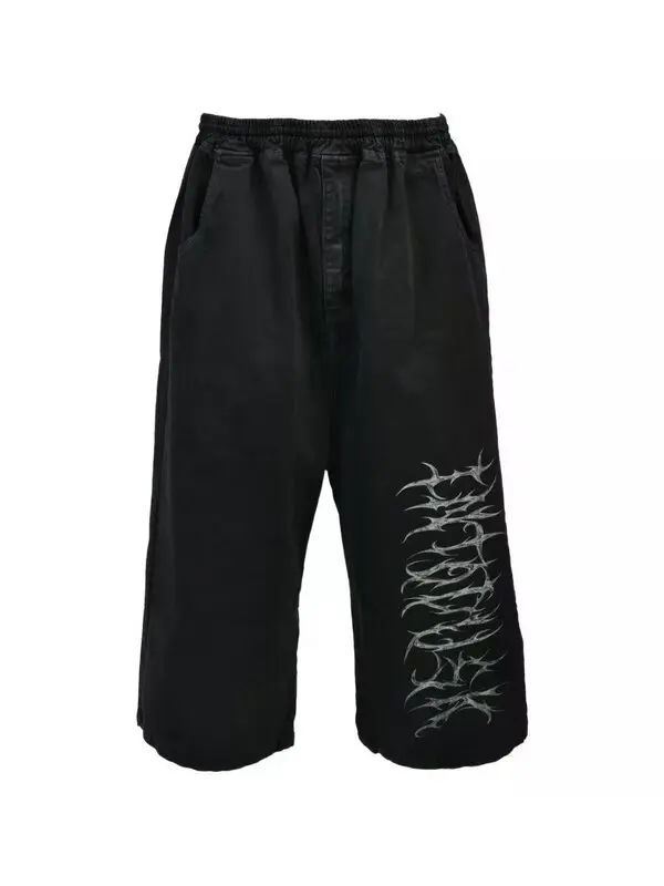 INTODUSK Dustshadow Logo-print Jeans - Black