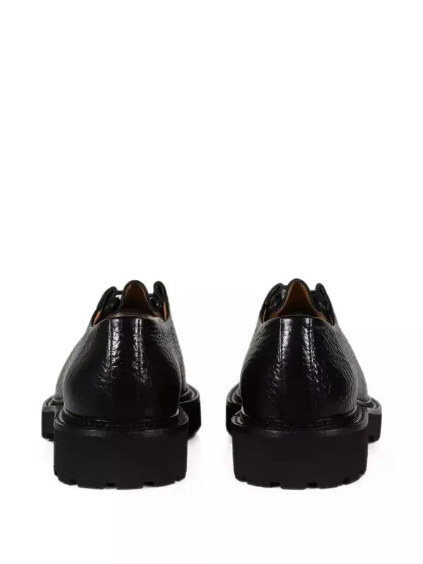 JACQUES SOLOVIÈRE PARIS Edouard Lug Bold Grained Leather Derby Shoes