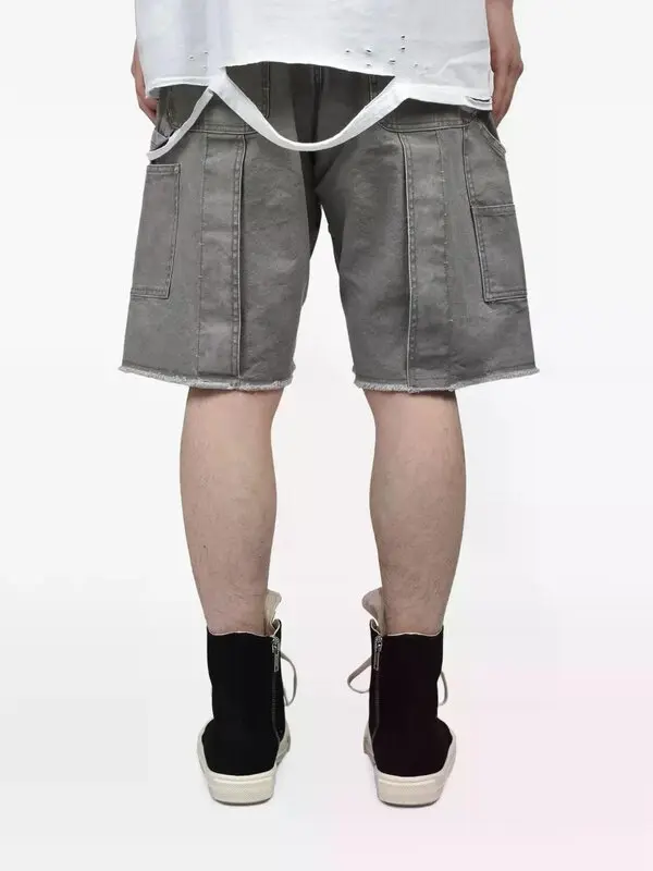 WIZZARD Pleated Cargo Shorts - Grey