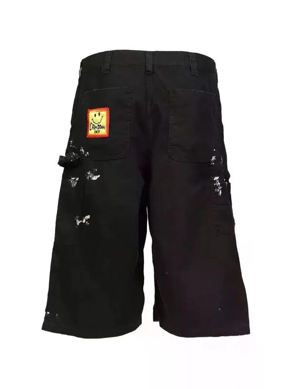 SWJP Graphic-print Double-knee Shorts