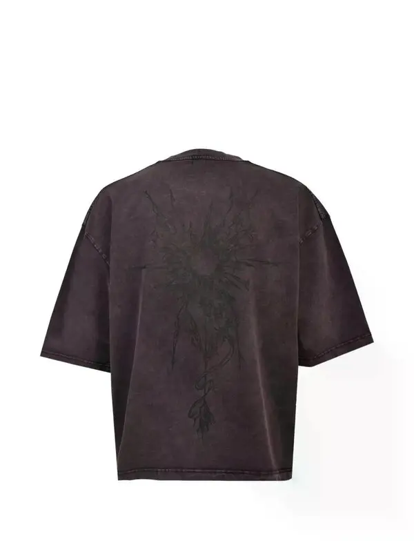 VIVAMUS Butterfly Graphic Print T-shirt