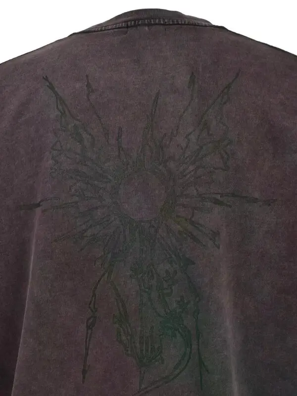 VIVAMUS Butterfly Graphic Print T-shirt