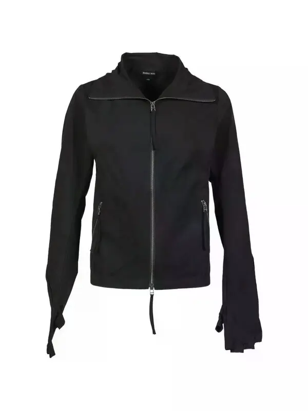 TROUBLED WATERS High-neck Gloved Jacket