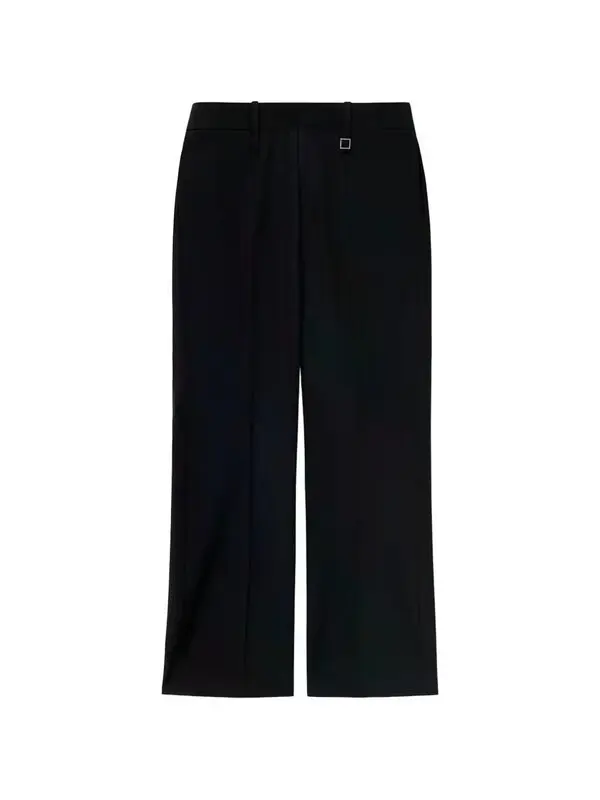 WOOYOUNGMI Logo-detail Belt-loop Trousers