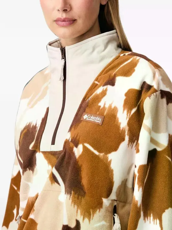 Columbia Sequoia Grove Ii Abstract-print Fleece Sweatshirt