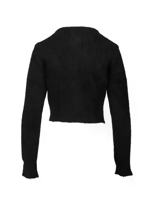 POST ARCHIVE FACTION Ribbed-knit Zip-up Sweater