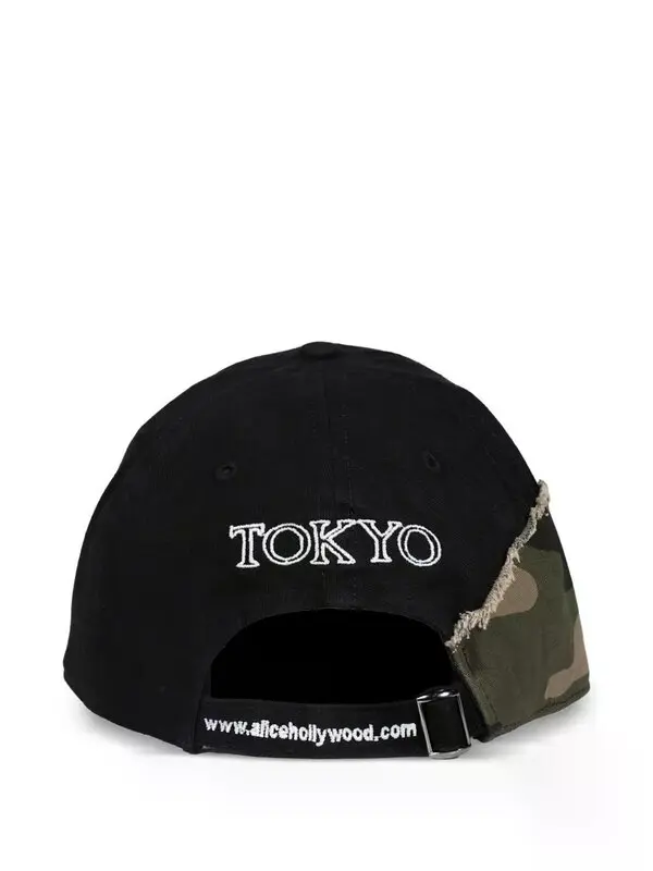 N.HOOLYWOOD Camo-print Distressed Cap