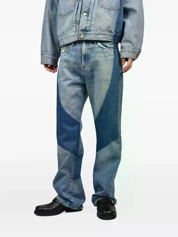 DEAR BORO Distressed Panelled Jeans