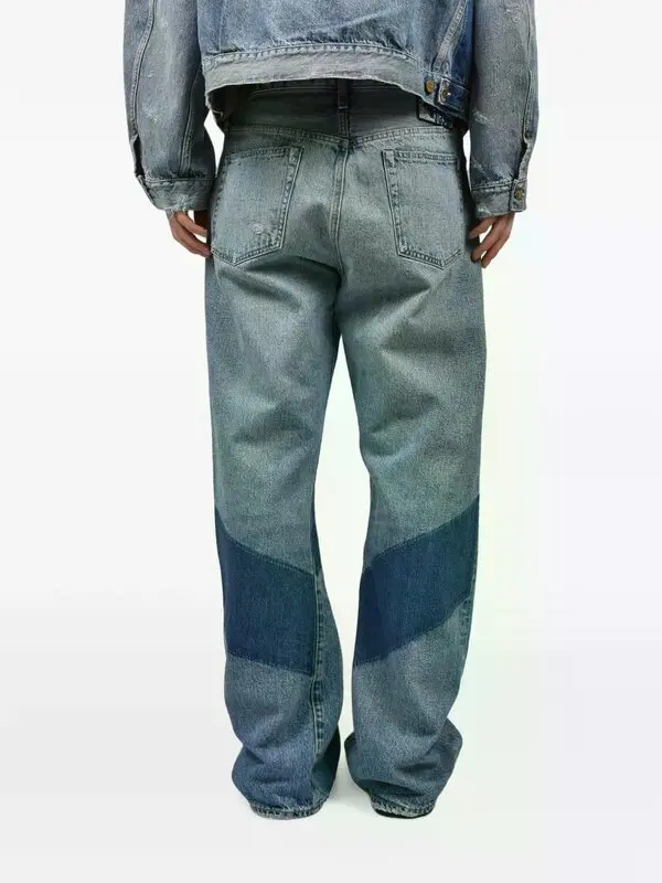 DEAR BORO Distressed Panelled Jeans