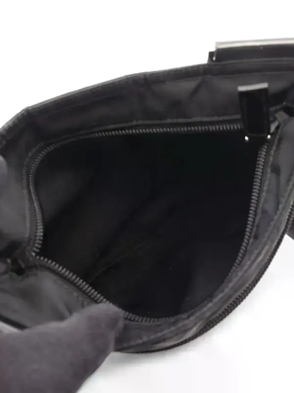 Prada 2010s Triangle Logo Shoulder Bag