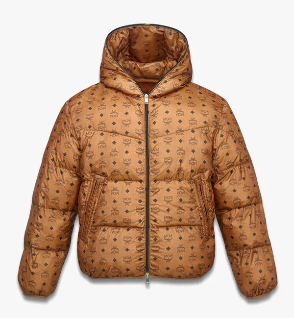 Mcm Monogram Ripstop Nylon Puffer Jacket