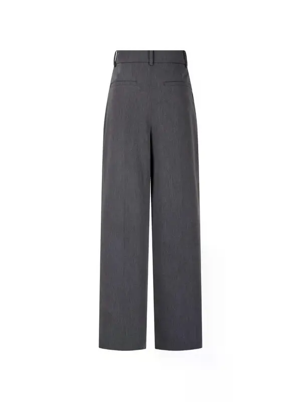 STUDIO TOMBOY Pleated Wide-leg Tailored Trousers