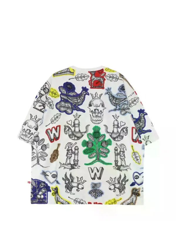 WALTER VAN BEIRENDONCK Round-neck Short-sleeve T-shirt