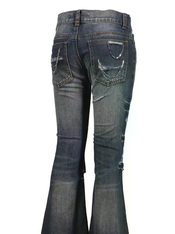 JADED LONDON Distressed Chain-link Jeans