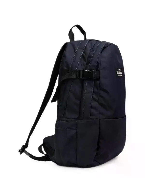 ECOALF Bergen Logo-patch Buckle-strap Backpack - Blue