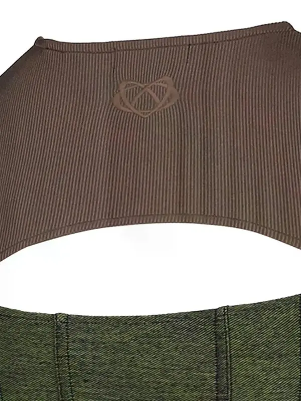 VIVAMUS Stud-embellished Cut-out T-shirt