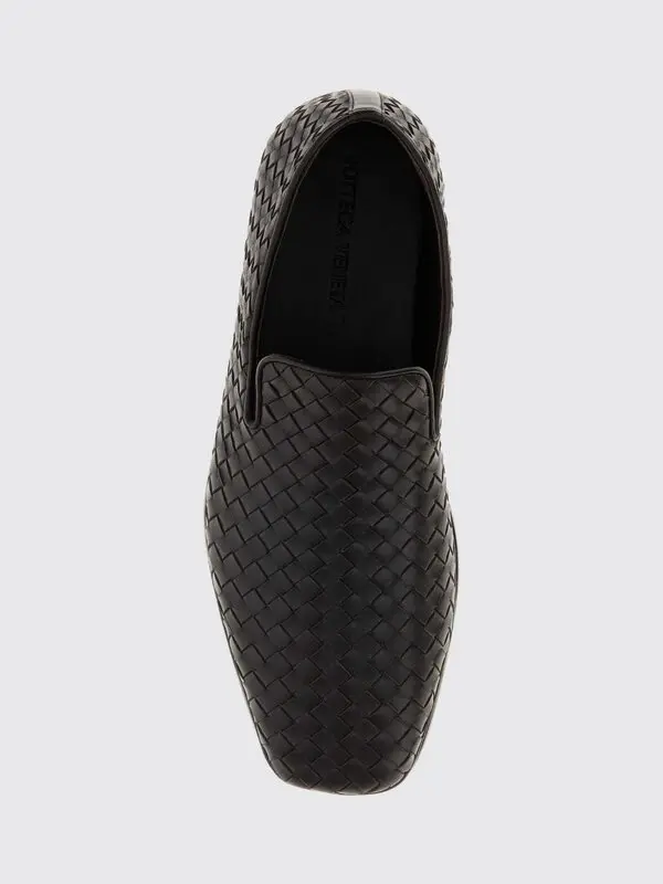 Bottega Veneta Palazzo Intrecciato Lambskin Loafers