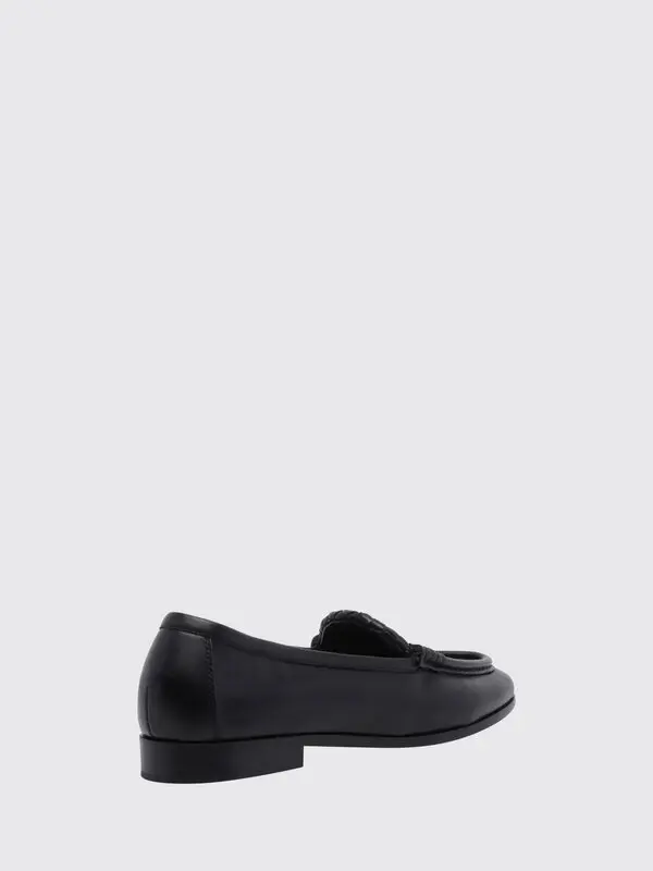 Bottega Veneta Silenzio Intrecciato Lambskin Leather Loafers