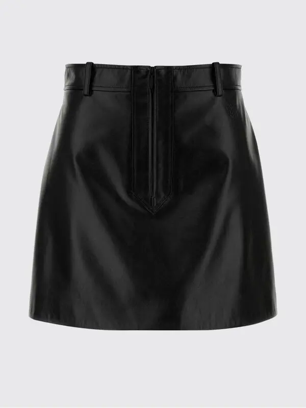 Gucci Calfskin Leather Mini Skirt