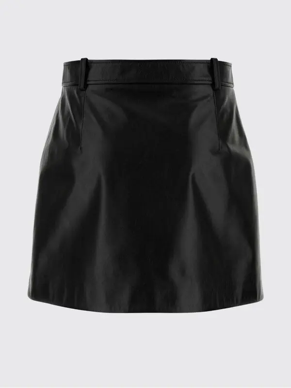 Gucci Calfskin Leather Mini Skirt
