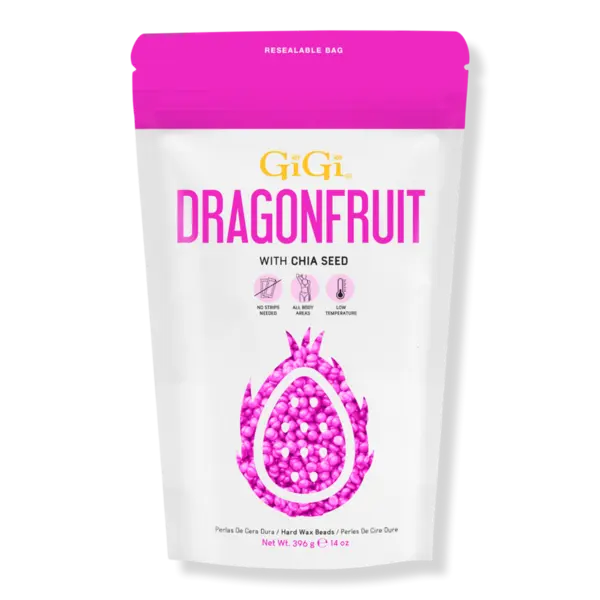 GIGI Dragonfruit With Chia Seed Hard Wax Beads