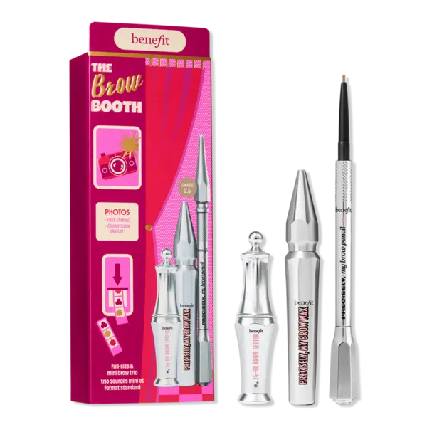 BENEFIT COSMETICS The Brow Booth Full-size & Mini Brow Trio - Shade 2.5