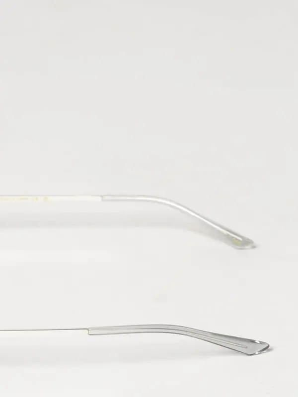 Gucci Engraved-logo Rectangular Metal Sunglasses